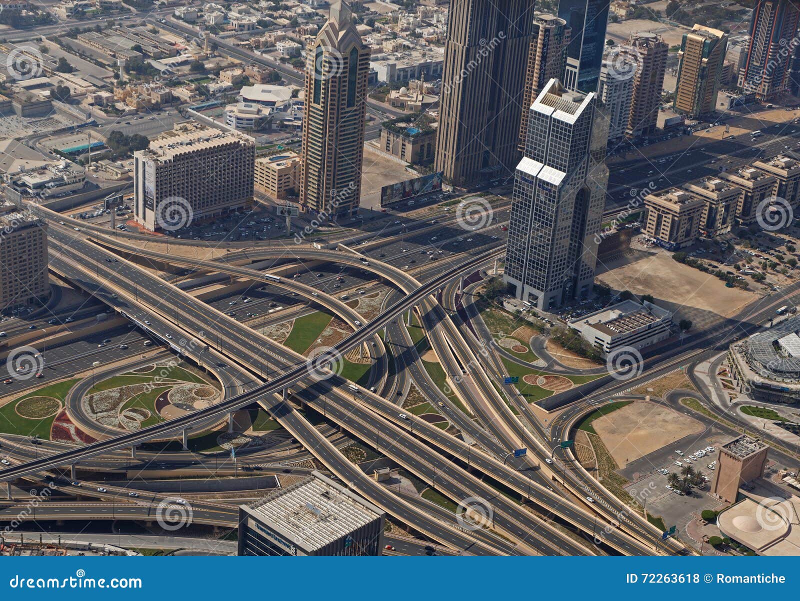 DUBAI, UAE - MAY 20, 2016: View on Road Flyover Editorial Stock Photo ...