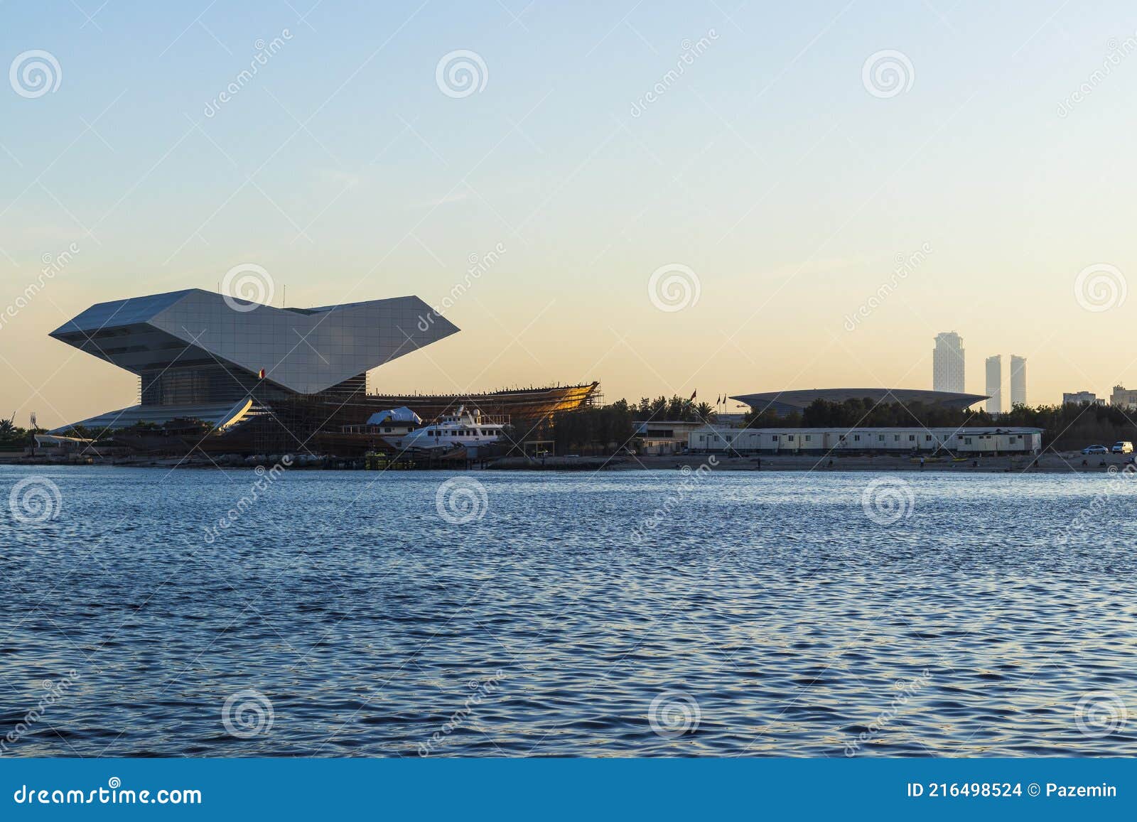 Dubai, UAE - 04.17.2021 New Building of Sheikh Muhammad Bin Rashid ...