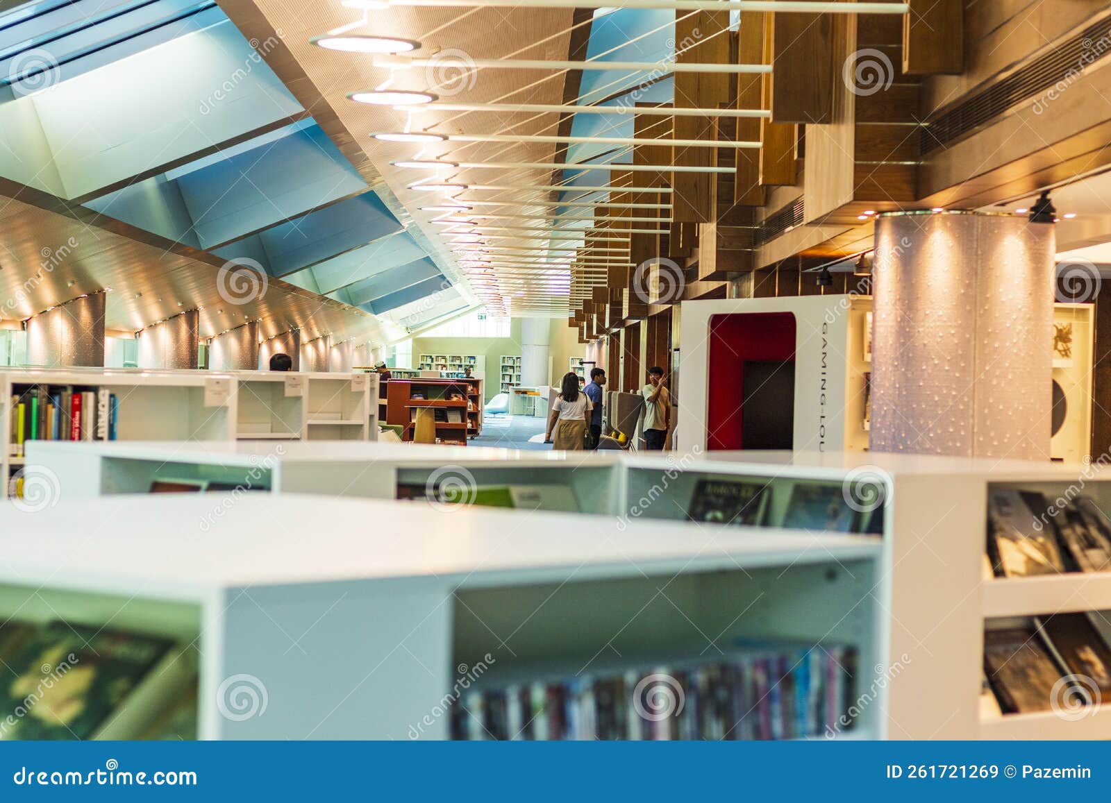Dubai, UAE - 10.15.2022 - at Sheikh Mohammed Bin Rashid Public Library ...