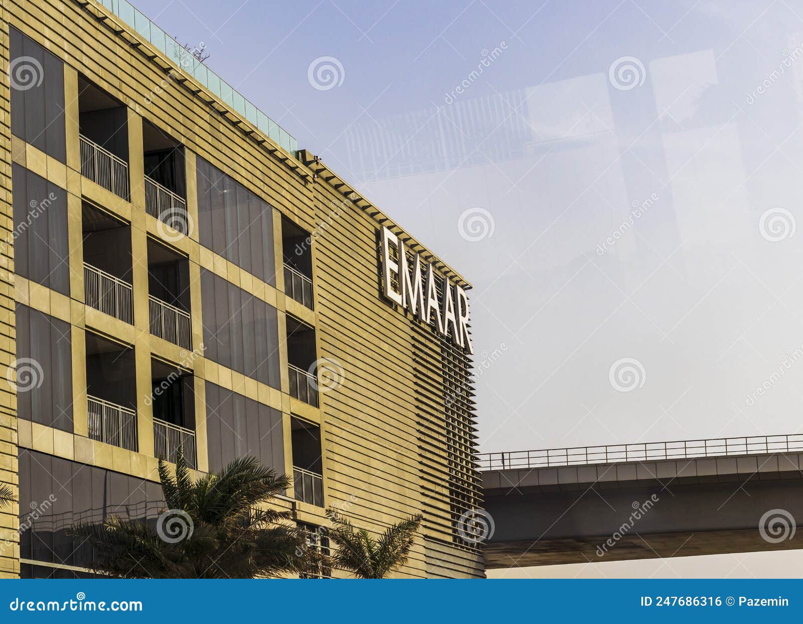 Dubai, UAE - 05.06.2022 - Signage of EMAAR Developer Displayed on the ...