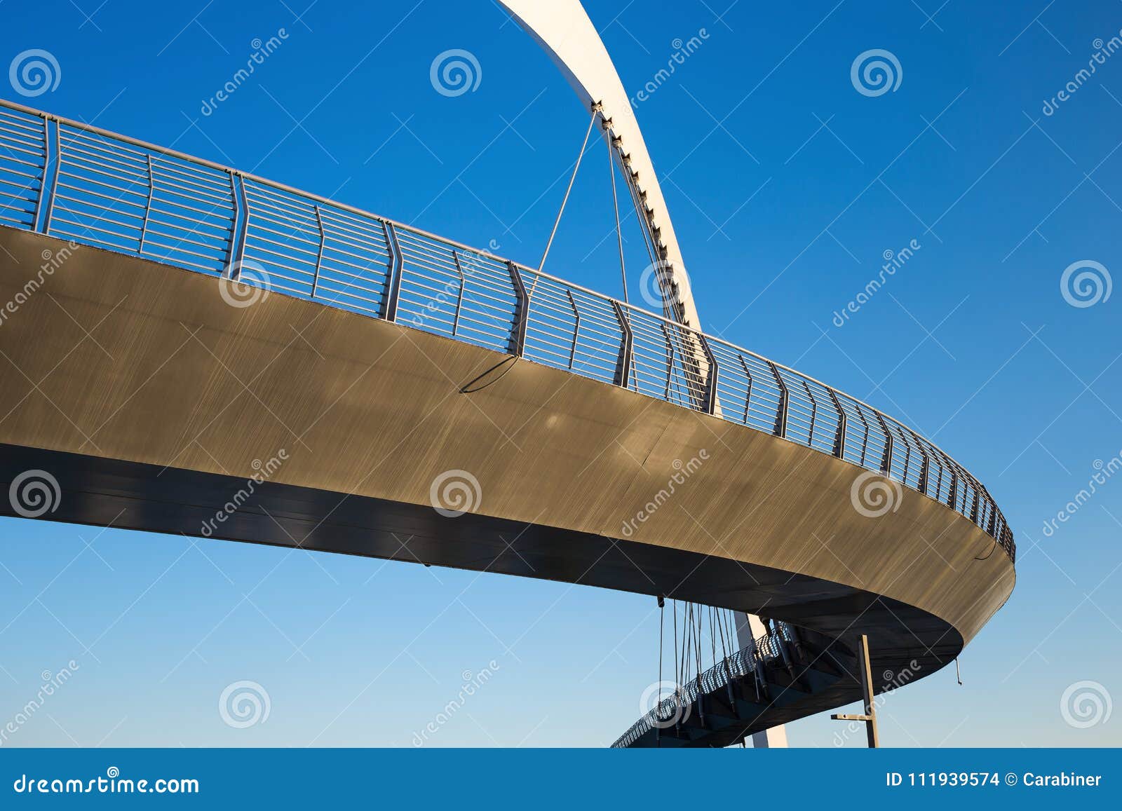 Dubai Water Canal Arch Bridge Editorial Stock Image - Image of ...