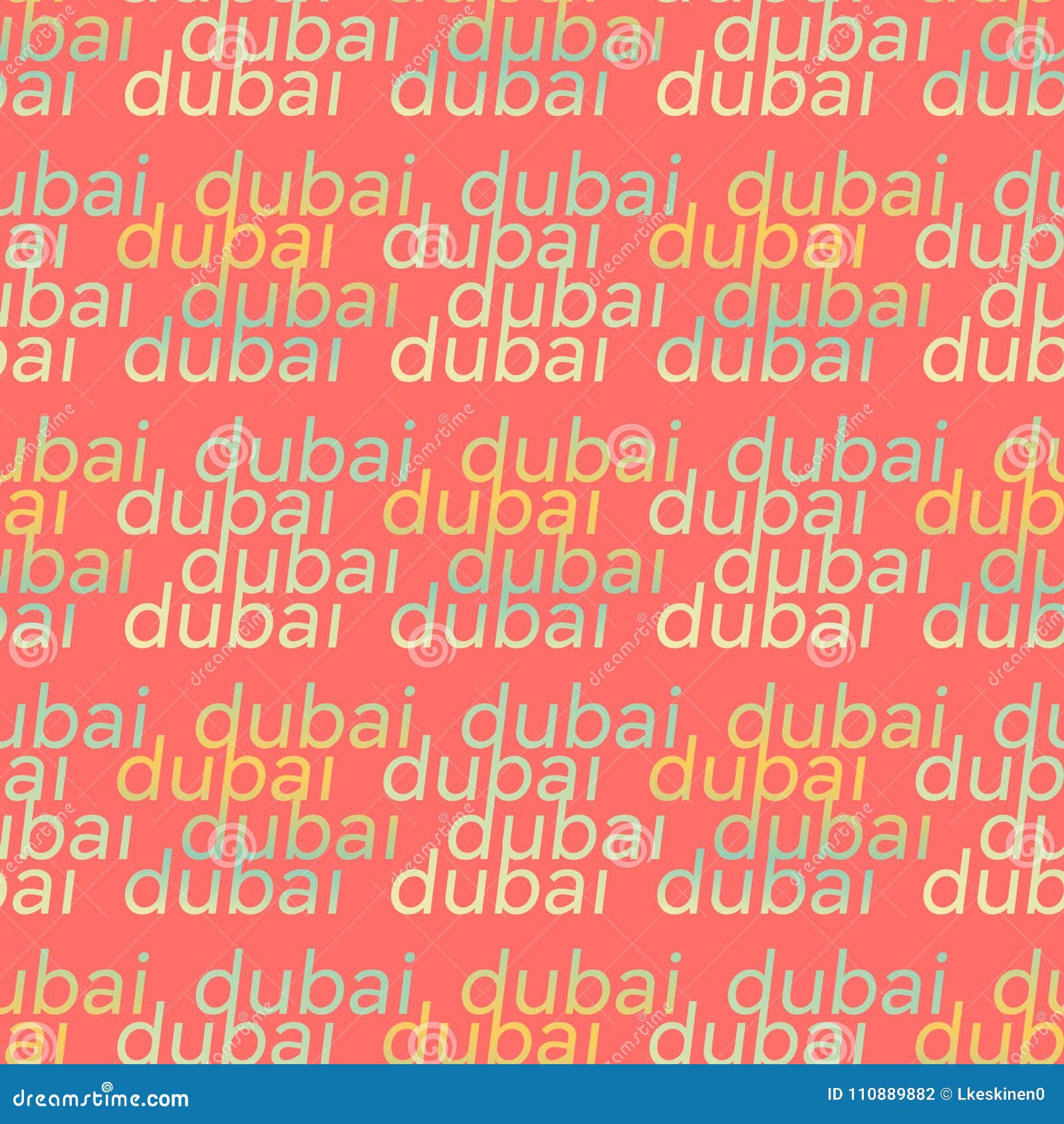 Dubai seamless pattern stock vector. Illustration of print - 110889882