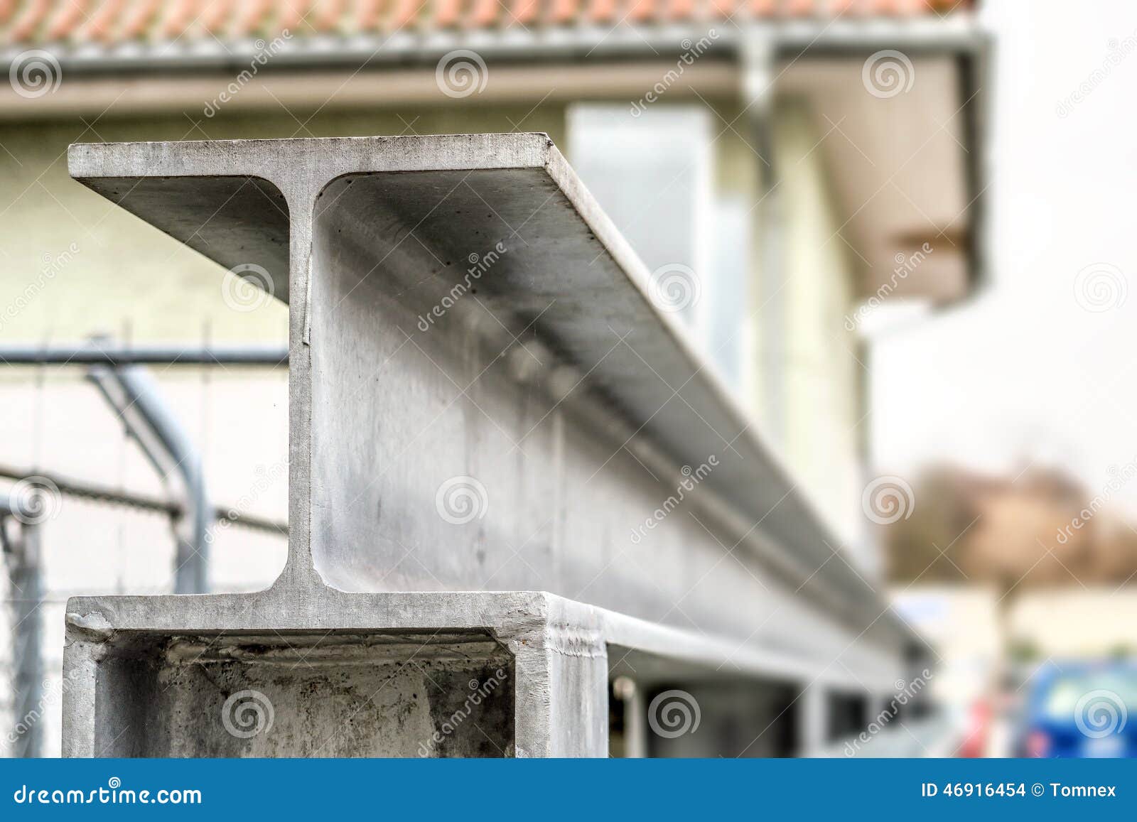 Dubbel T-balk arkivfoto. Bild av arkitektur, järn, detaljer - 46916454