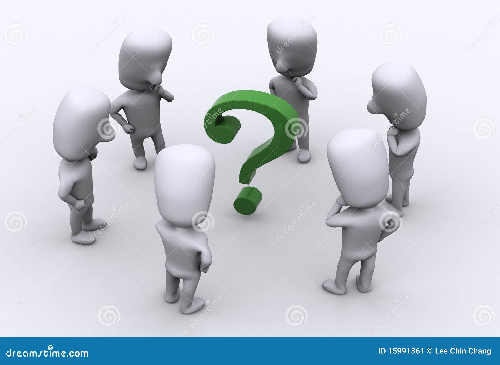 In dubbio illustrazione di stock. Illustrazione di mente - 15991861