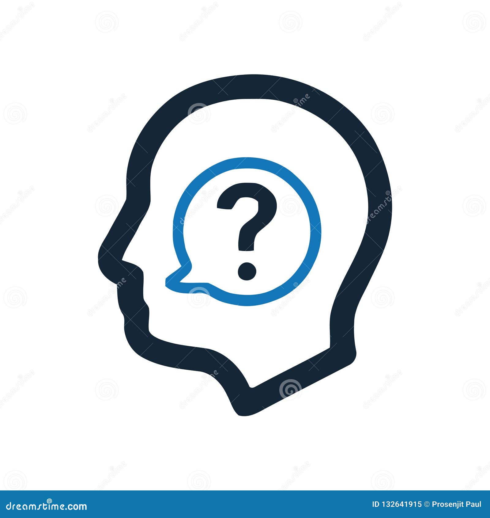 Dubbio, Affare Che Pensa, Tensione, Preoccupata Illustrazione ...