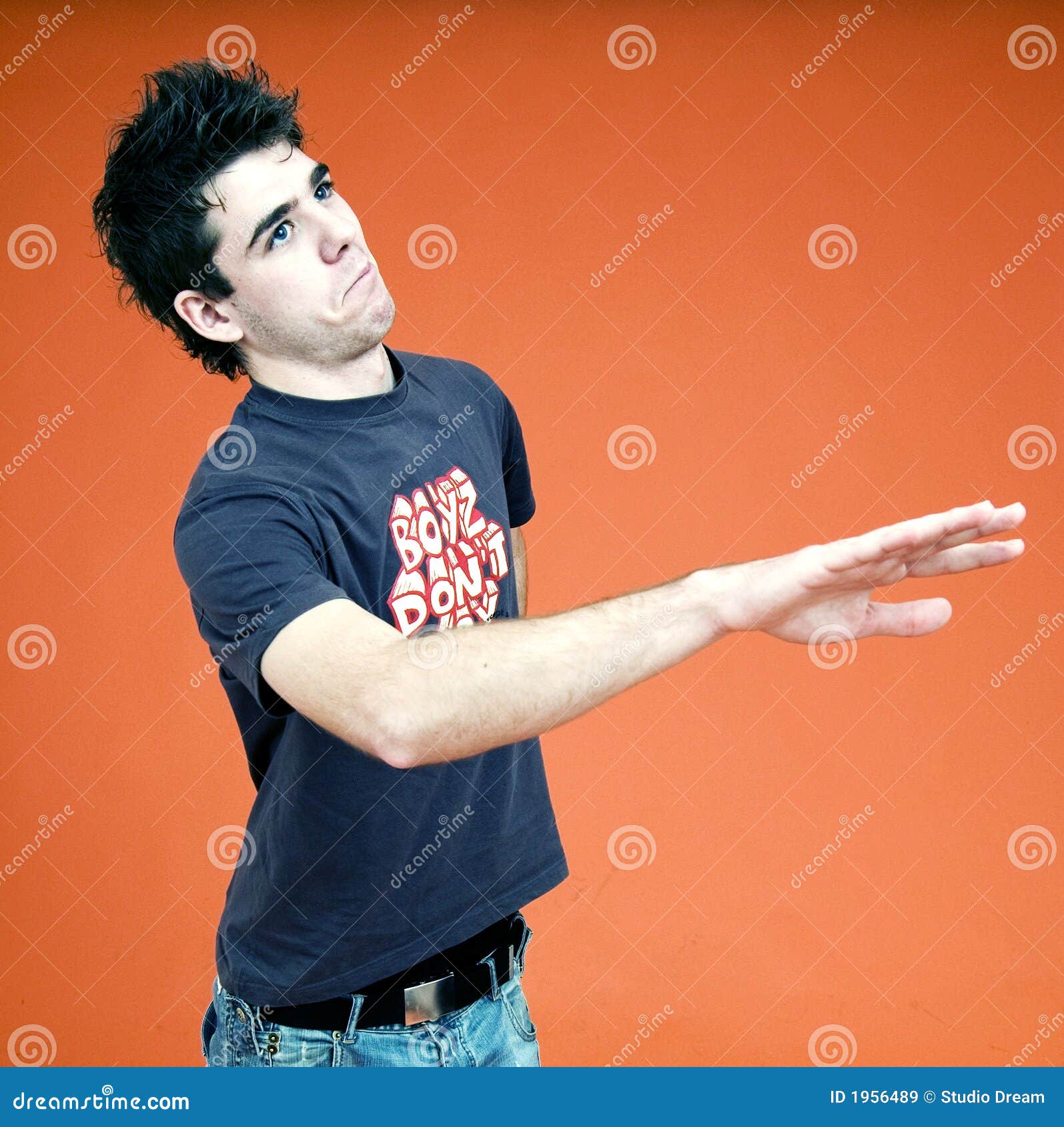 Dubbio del maschio. immagine stock. Immagine di umano - 1956489