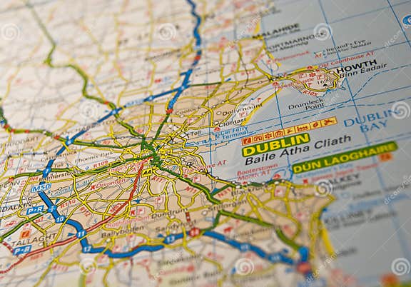 Dublin stock photo. Image of atlas, route, capital, travel - 11806826