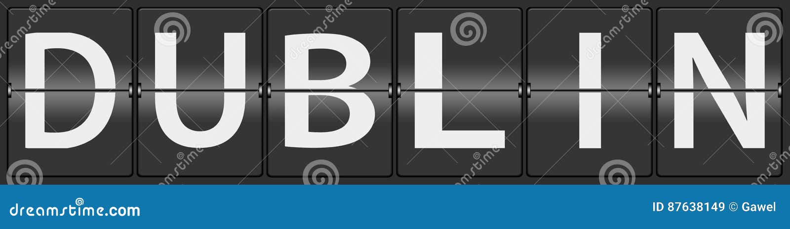 DUB Dublin Airport Symbol Icon Royalty-Free Cartoon | CartoonDealer.com ...