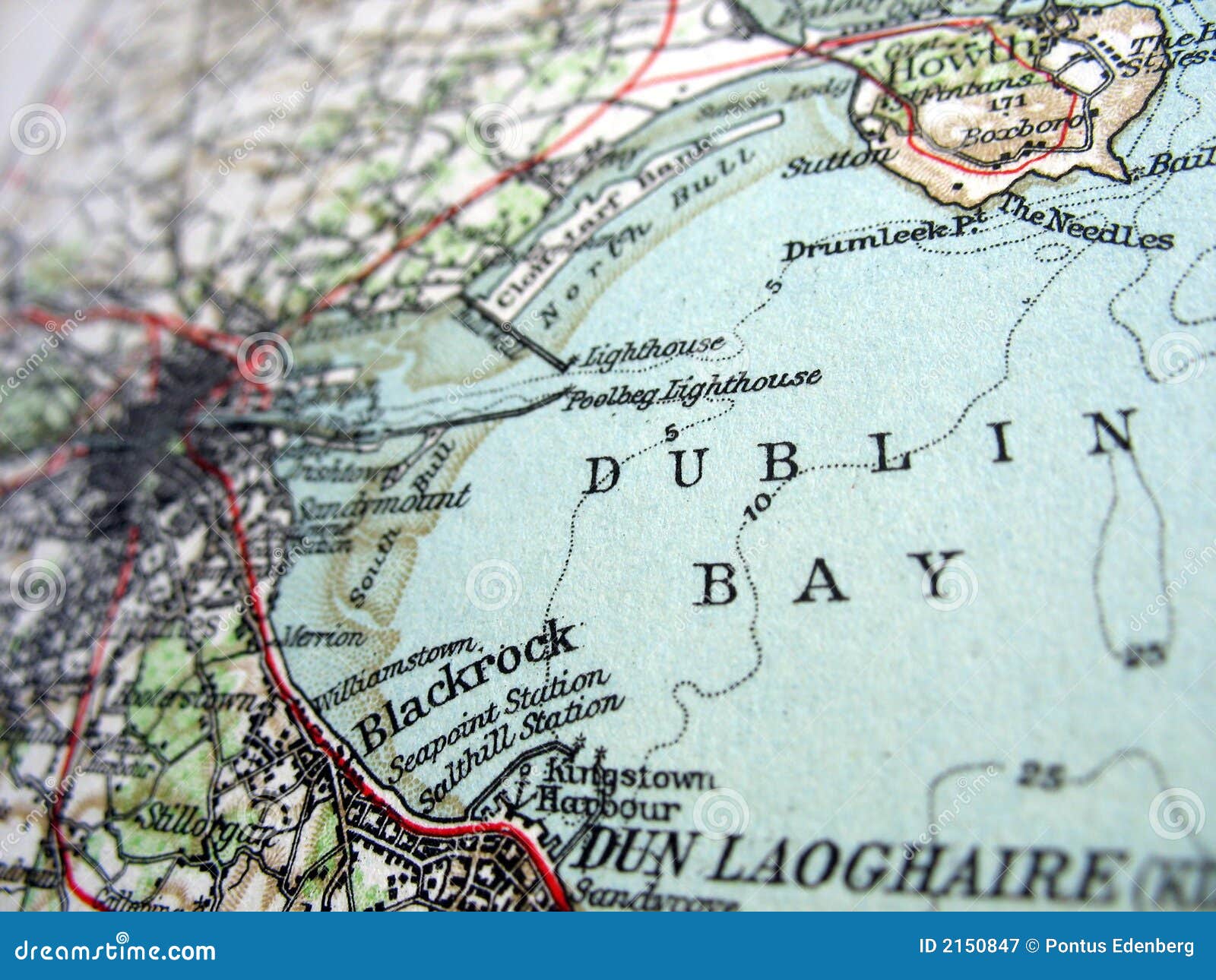 Dublin Bay stock image. Image of state, pages, route, page - 2150847