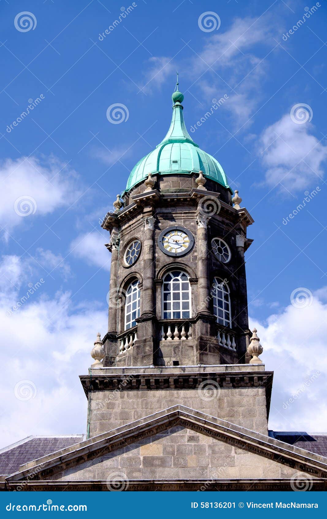 Dublin Castle stock image. Image of monument, eire, european - 58136201