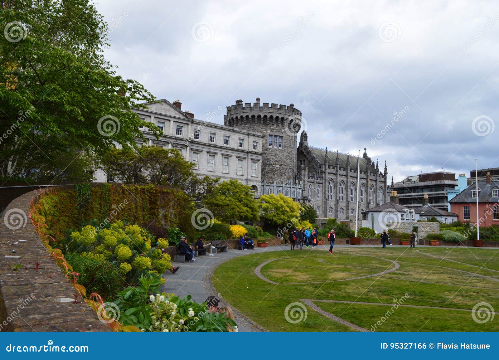 Dublin castle editorial photo. Image of castle, ireland - 95327166