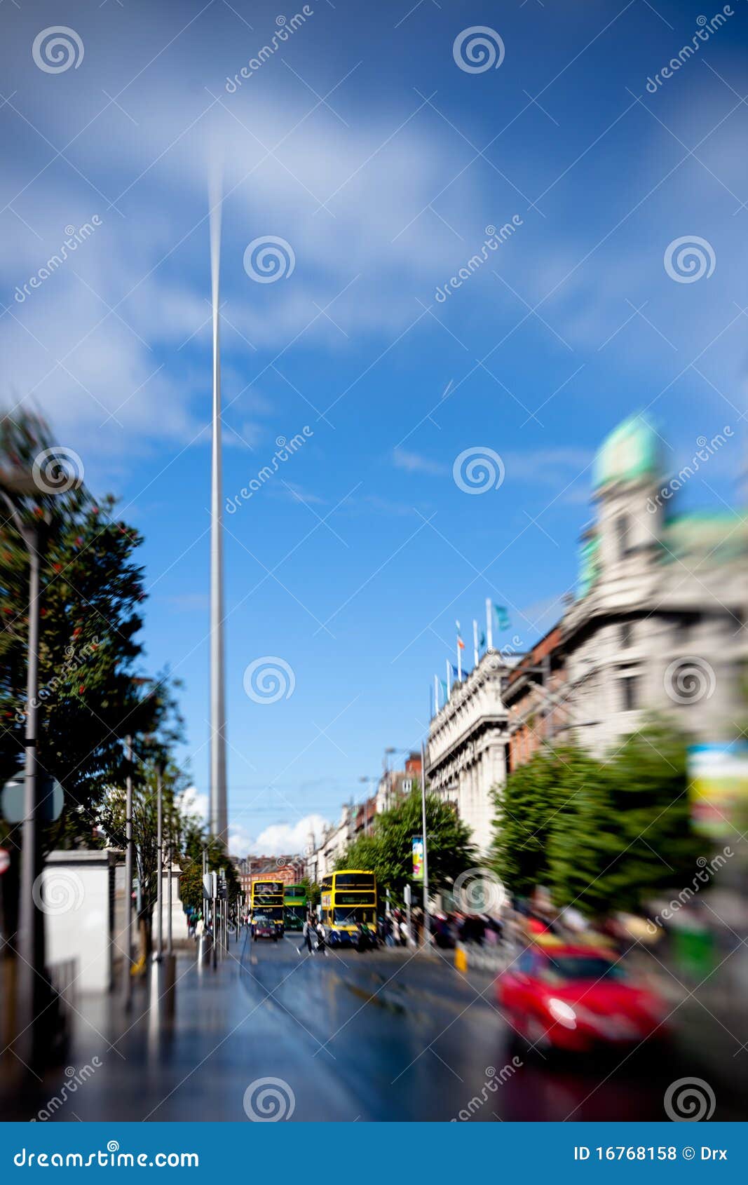 Dublin center stock photo. Image of touristic, vintage - 16768158