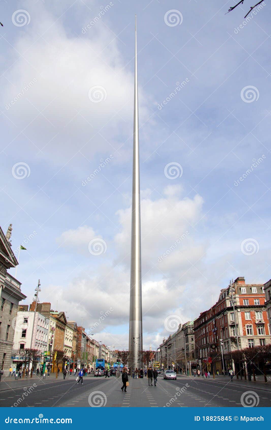 Dublin city center stock image. Image of metal, abstract - 18825845