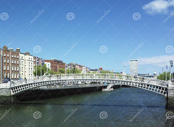 Dublin, Ireland stock image. Image of river, architecture - 17007225