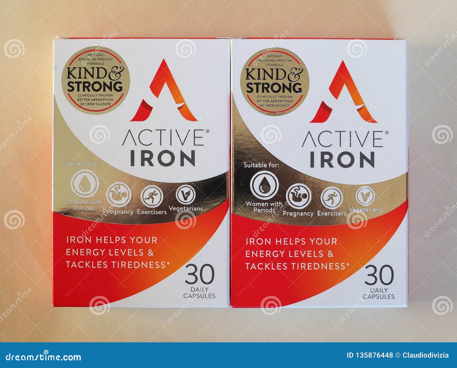 Active Iron supplements editorial stock photo. Image of medical - 135876448