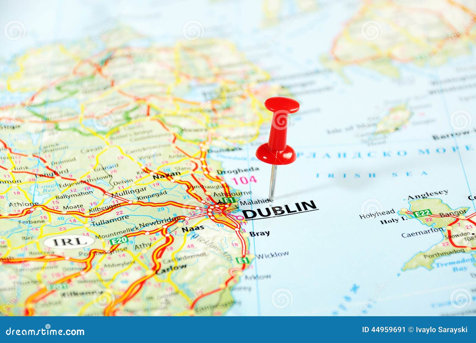 Dublin Ireland, Mapa De Reino Unido Imagen de archivo - Imagen de ...