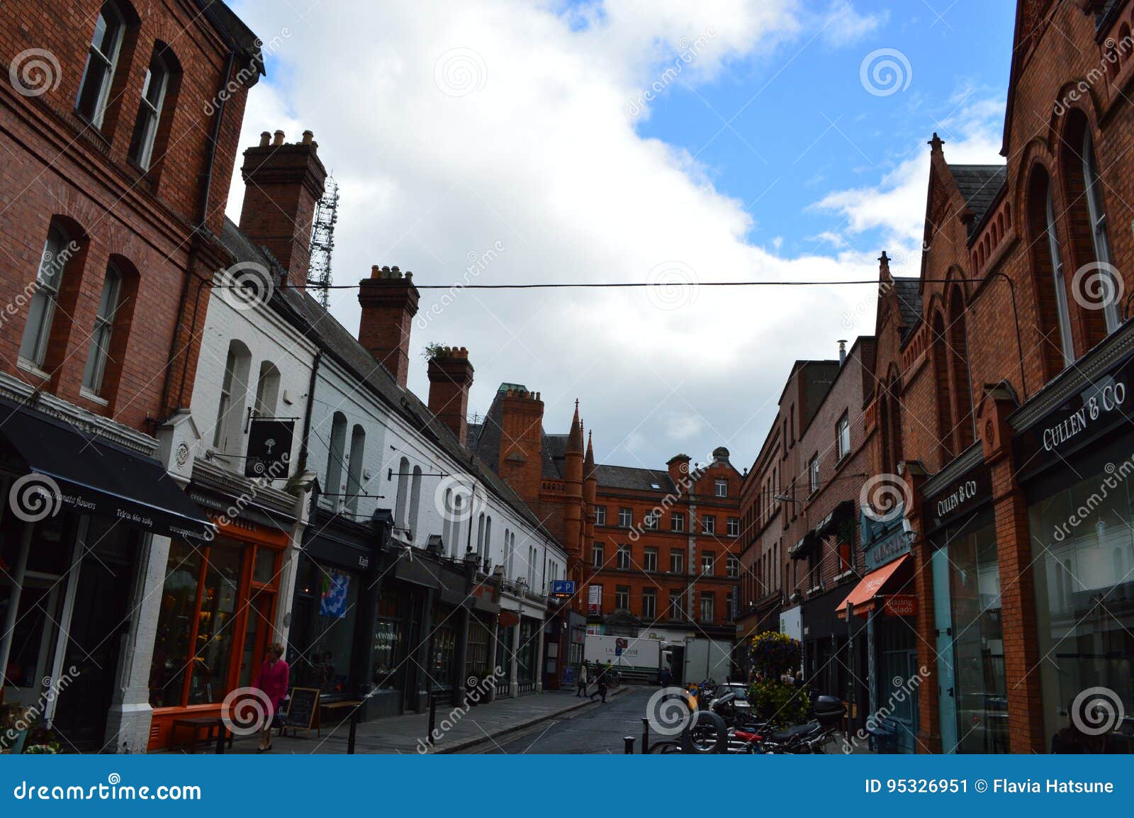 Dublin in Ireland editorial photo. Image of lane, town - 95326951