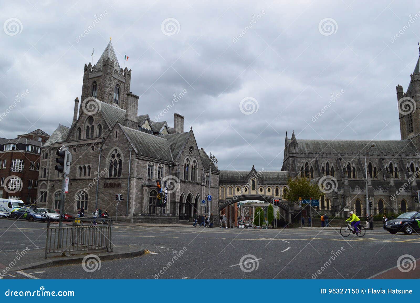 Dublin in Ireland editorial image. Image of tree, town - 95327150