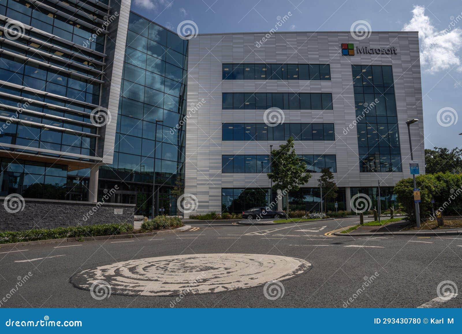 Dublin, Ireland, 21st August 2023. Microsoft Head Office in Dublin ...