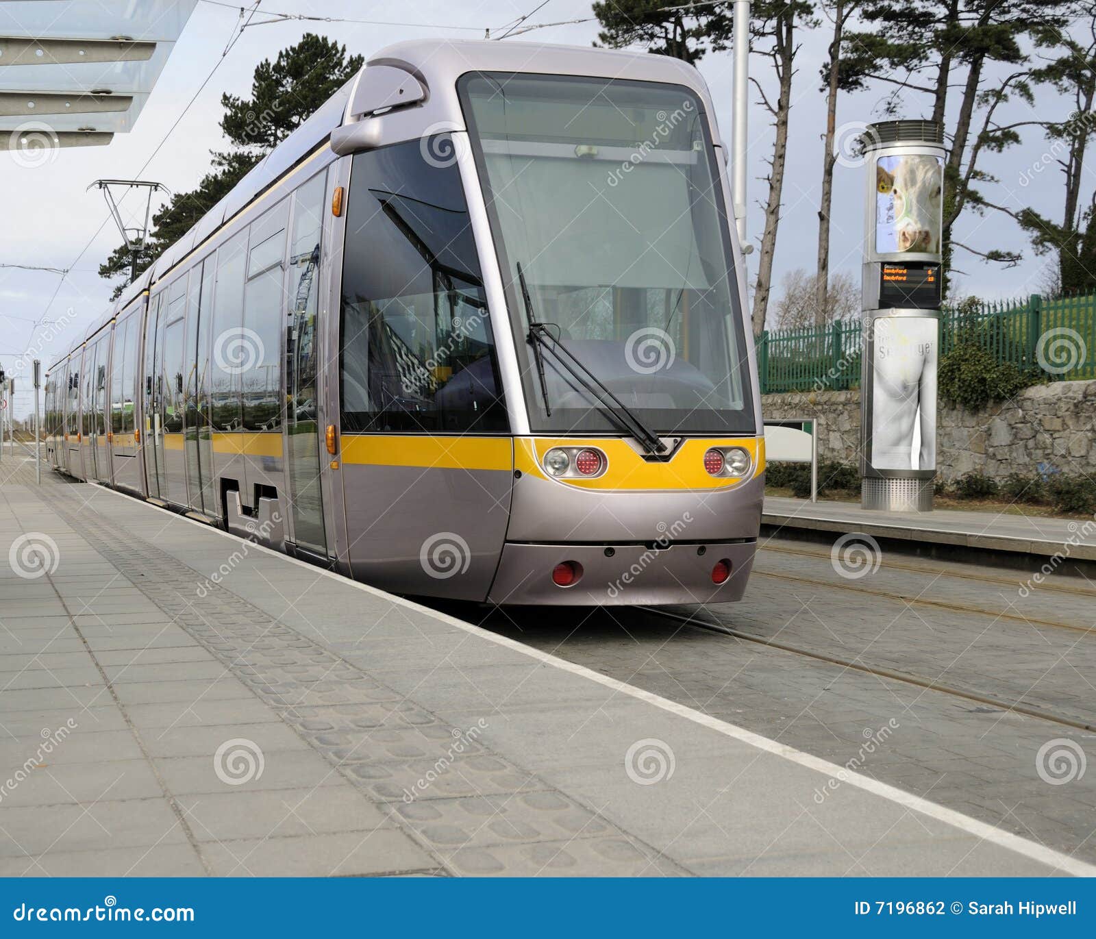 Dublin Luas stock photo. Image of urban, luas, line, station - 7196862
