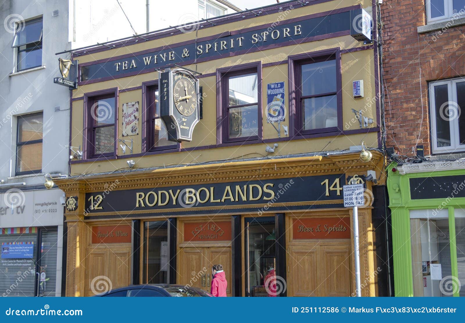 A Typical Irish House Facade in Dublin City Editorial Photo - Image of ...