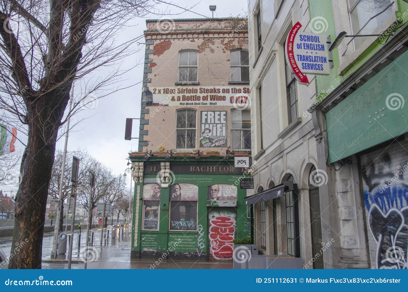 A Typical Irish House Facade in Dublin City Editorial Photo - Image of ...