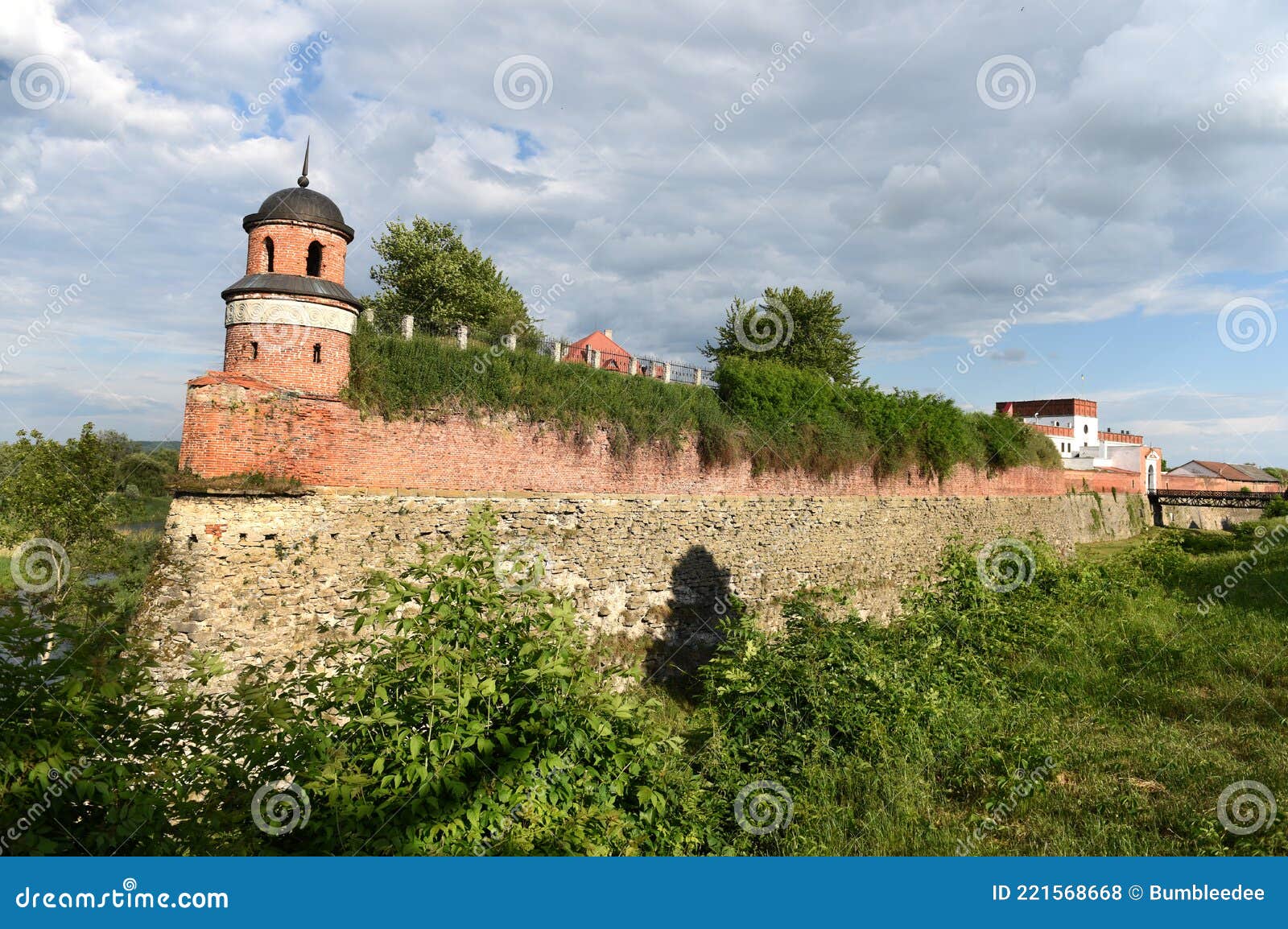 Dubno Castle in Dubno, Ukraine Stock Photo - Image of town, river ...
