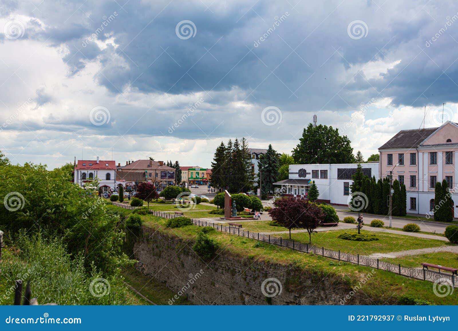 Dubno castle editorial photography. Image of dubno, defensive - 221792937