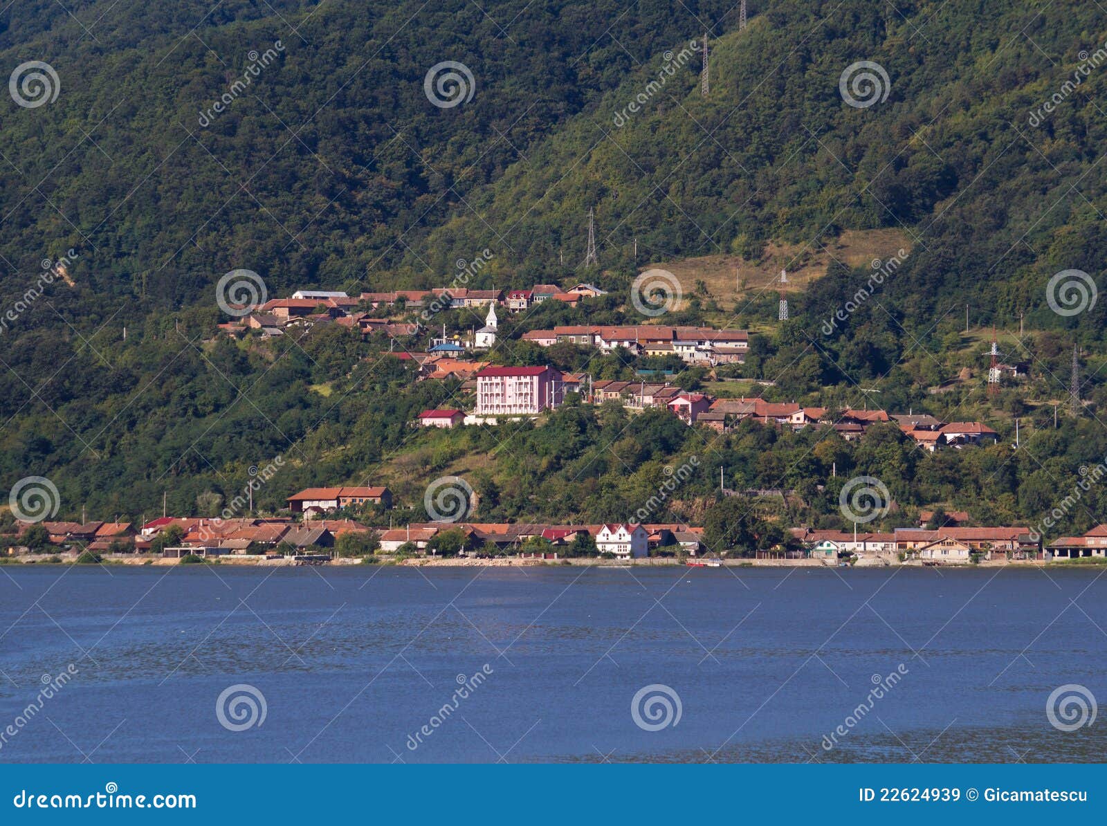 Dubova village stock image. Image of romania, traveling - 22624939