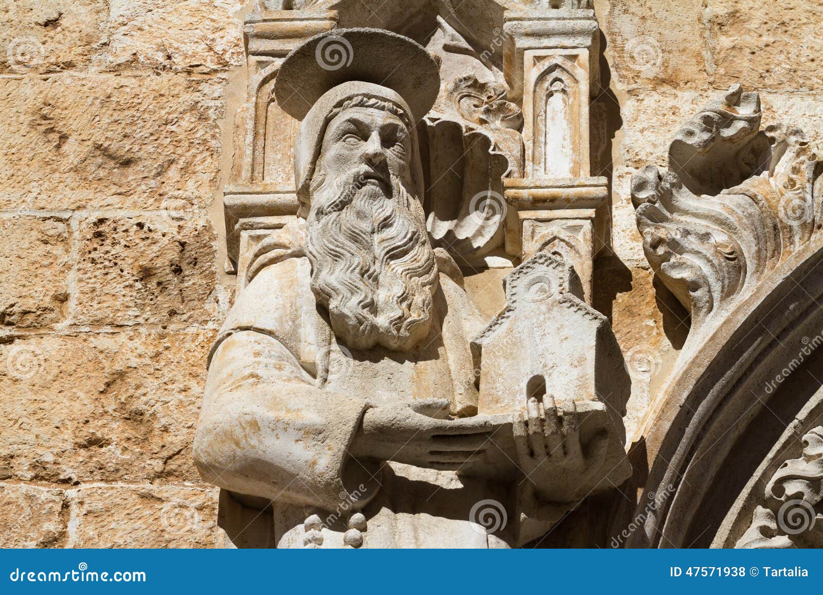 Dubrovnik. Gothic Bas-relief. Stock Photo - Image of antique, buildings ...
