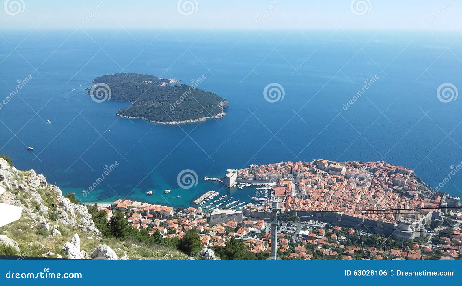 Dubrovnik stock photo. Image of viewpoint, island, dubrovnik - 63028106