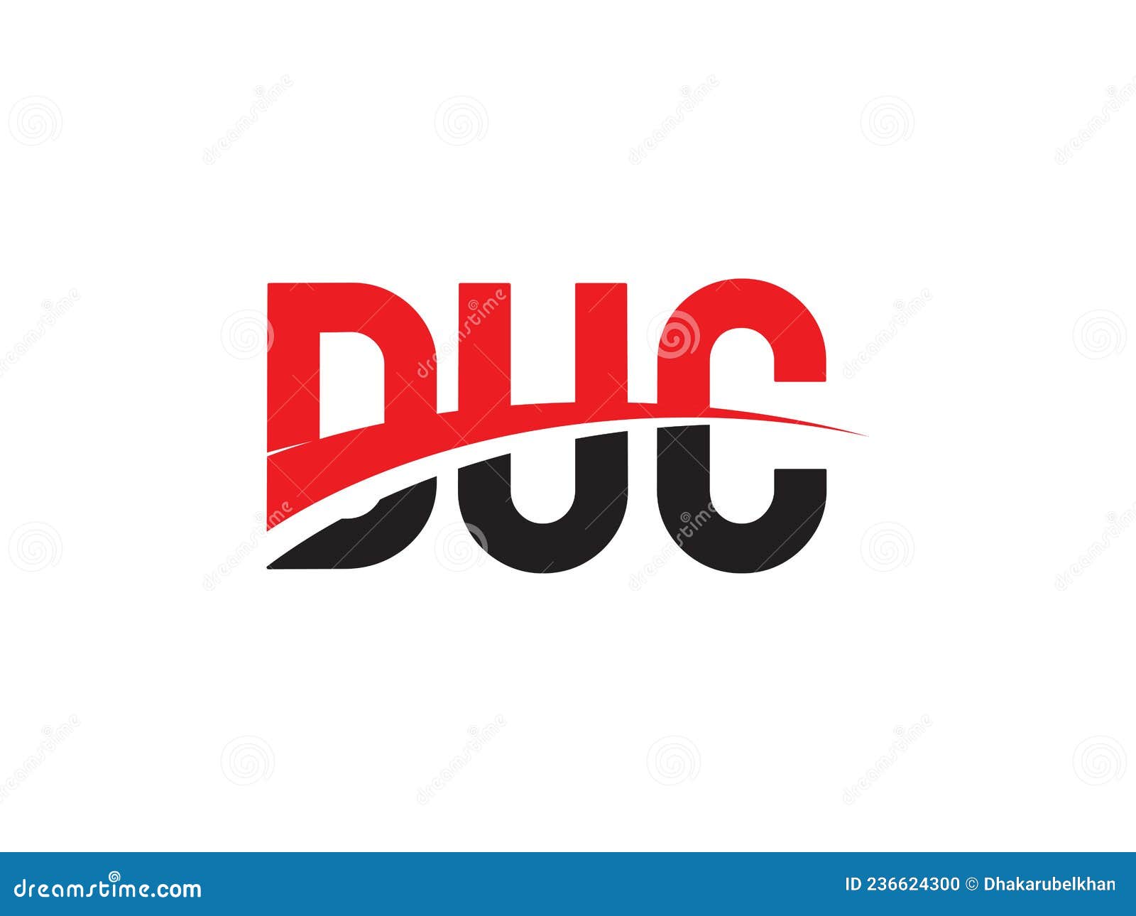 DUC Letter Initial Logo Design Vector Illustration Stock Vector ...