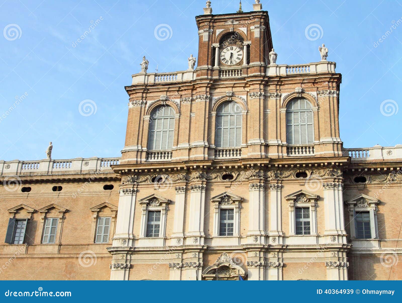 Ducal Palace of Modena stock image. Image of medieval - 40364939