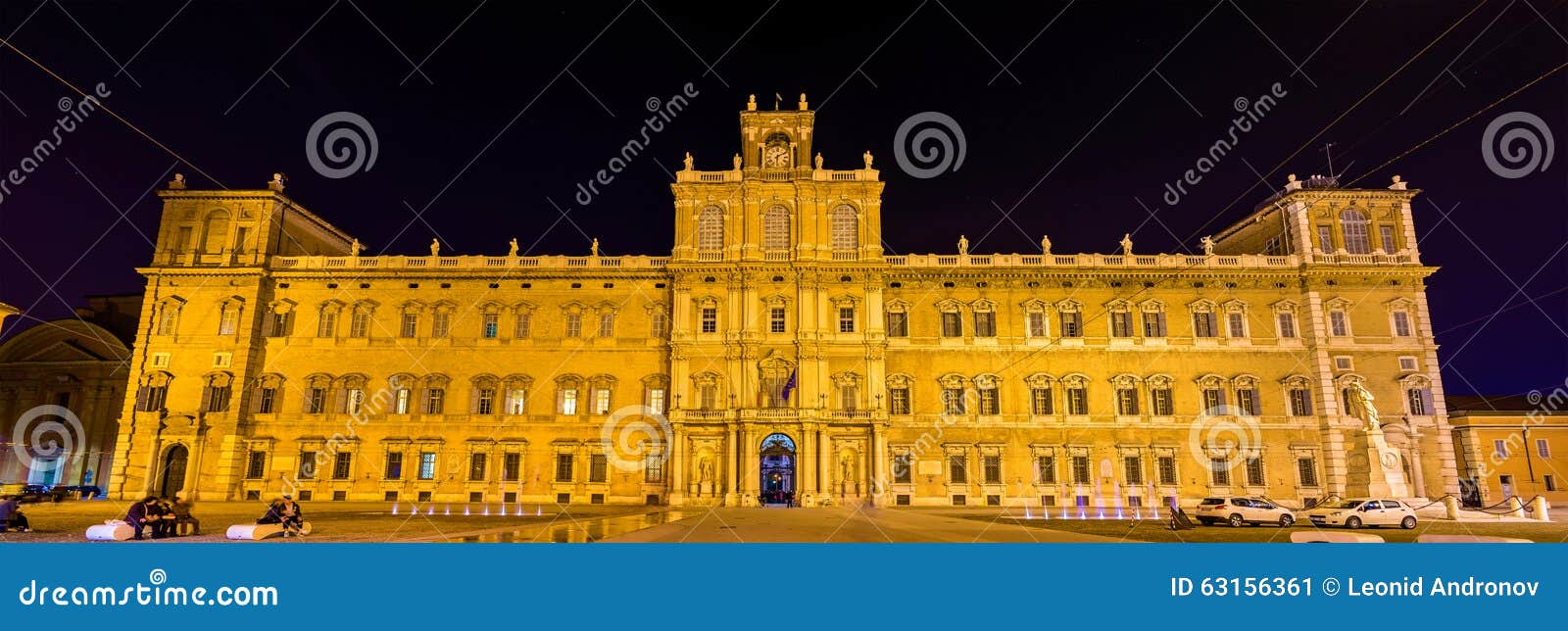 The Ducal Palace of Modena stock image. Image of italian - 63156361