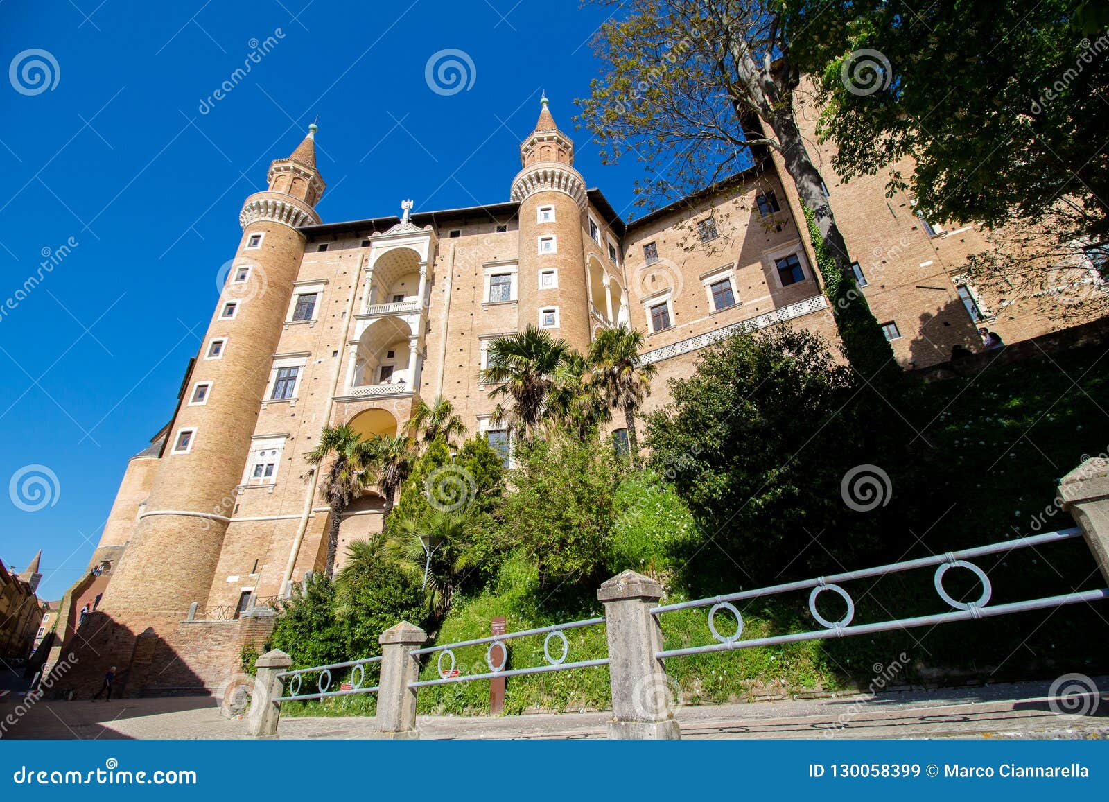The Ducal Palace In Urbino Italy Editorial Stock Image Image Of Architecture Ancient 130058399