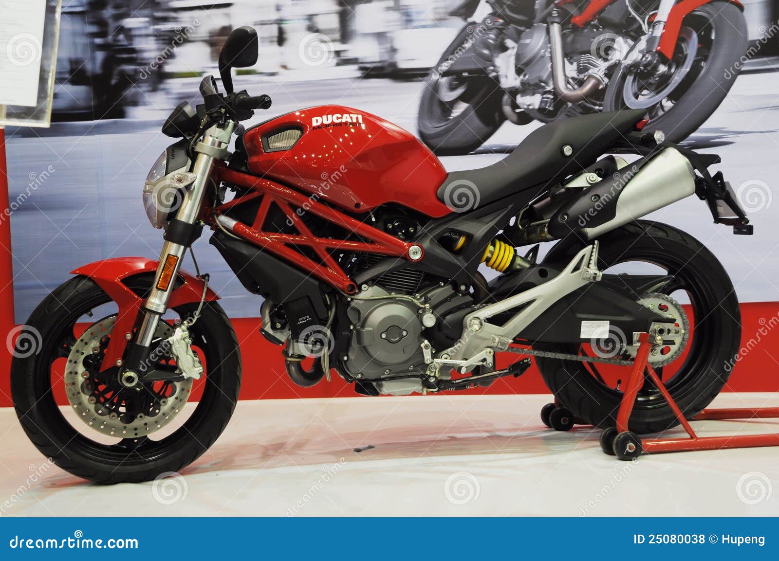 Ducati motorbike show editorial stock photo. Image of logo - 25080038