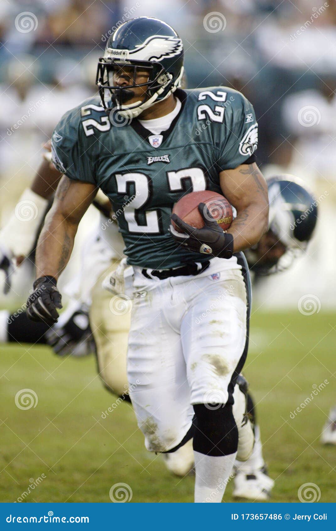 Duce Staley editorial photo. Image of eagles, national - 173657486