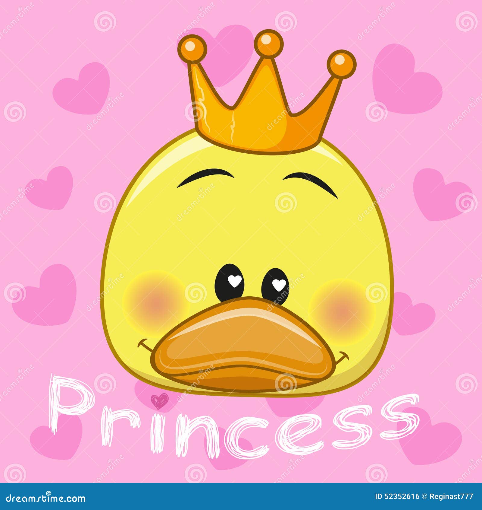Duck公主 向量例证. 插画 包括有 åš¨ç, ä¾‹è¯ , œçˆ±, é€—äººå, ä¸šè‰² - 52352616
