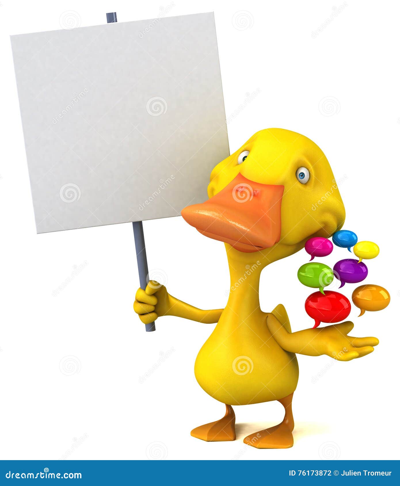 Duck stock illustration. Illustration of communication - 76173872