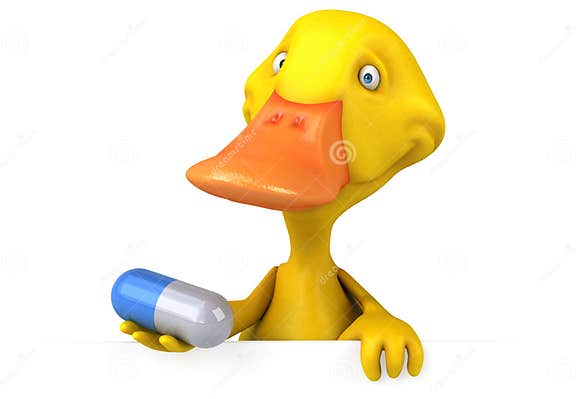 Duck stock illustration. Illustration of color, quack - 76174174
