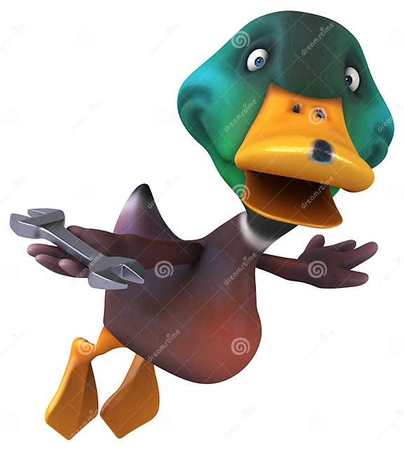 Duck stock illustration. Illustration of tool, wrench - 76547701