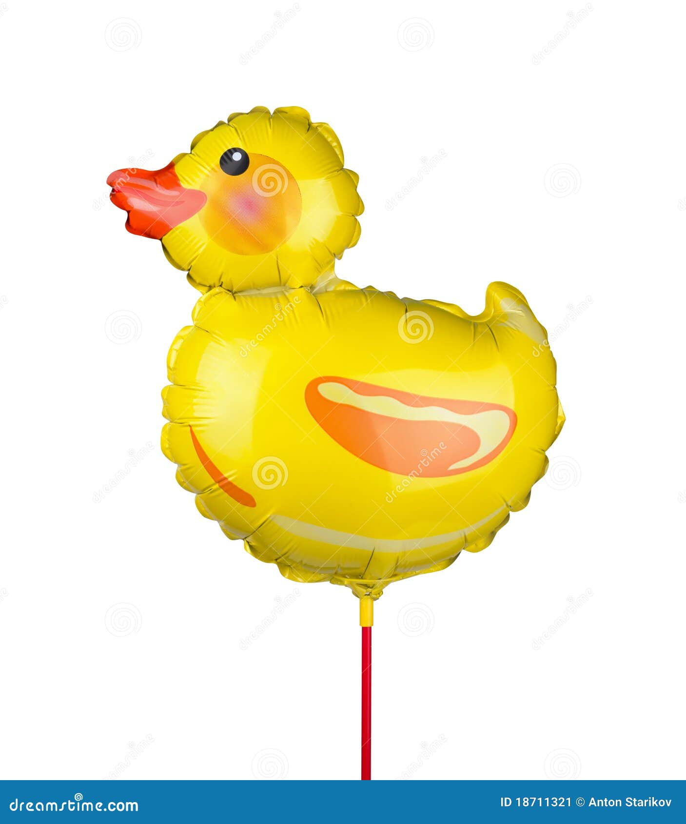 Duck balloon stock image. Image of foil, childhood, animal - 18711321
