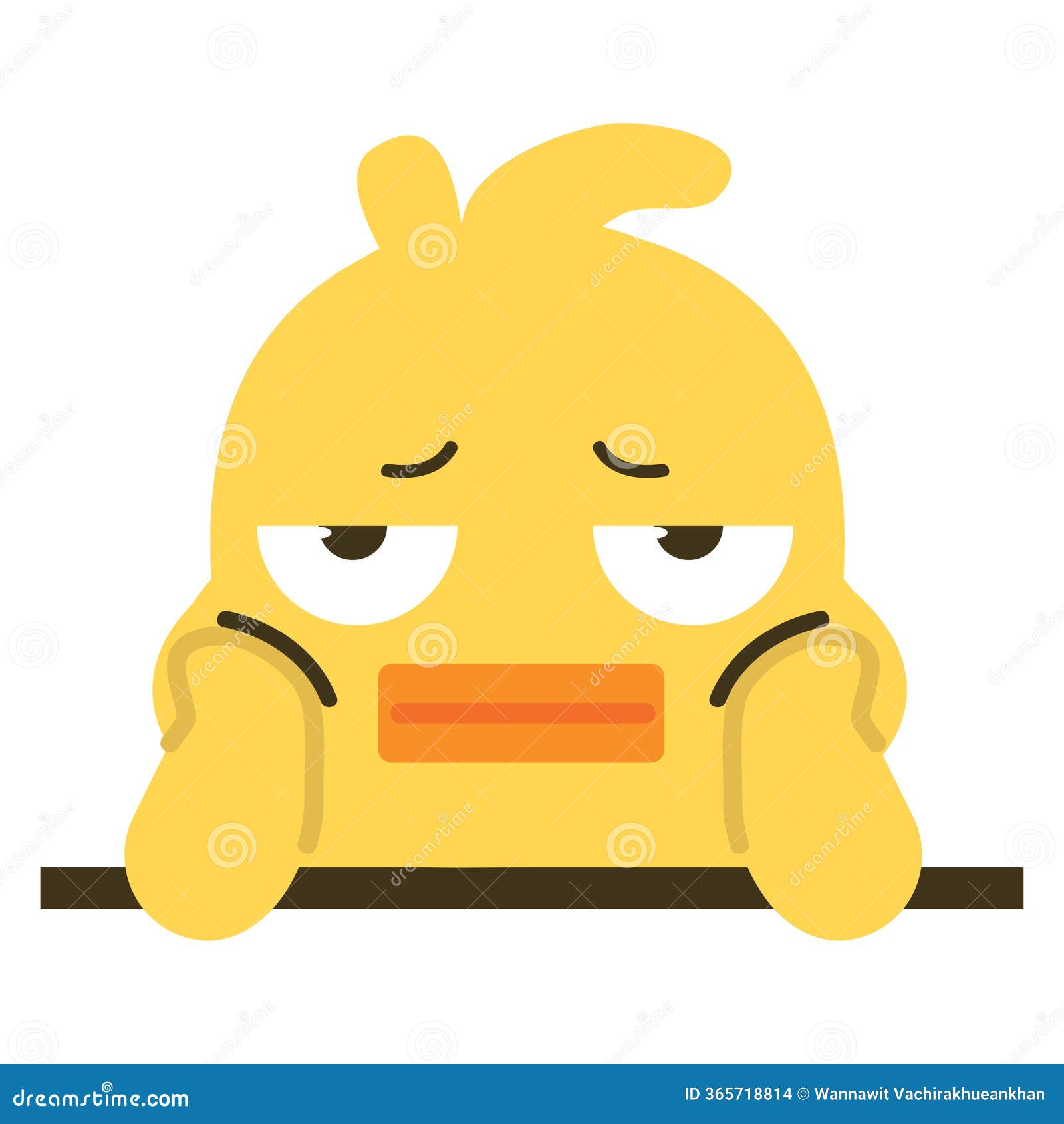 Bored Face Emoticon Filled Outline Icon Cartoon Vector | CartoonDealer ...