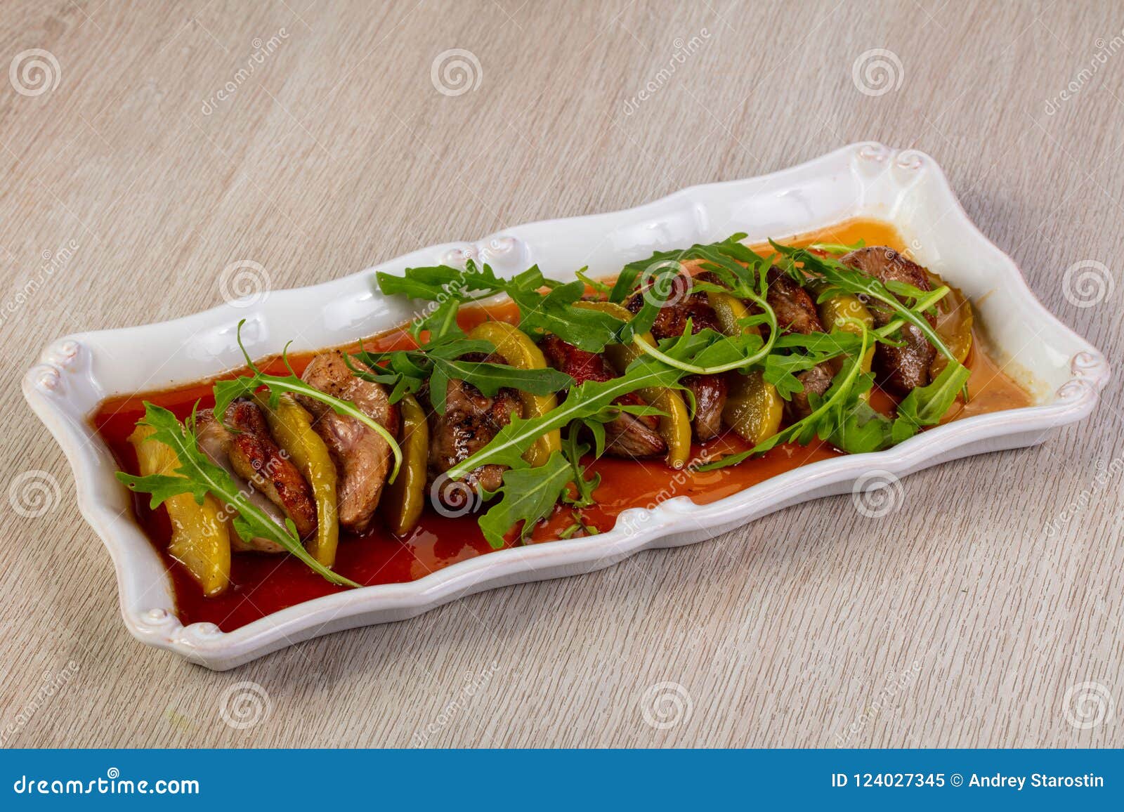 Duck breast with pear stock image. Image of dining, breast - 124027345