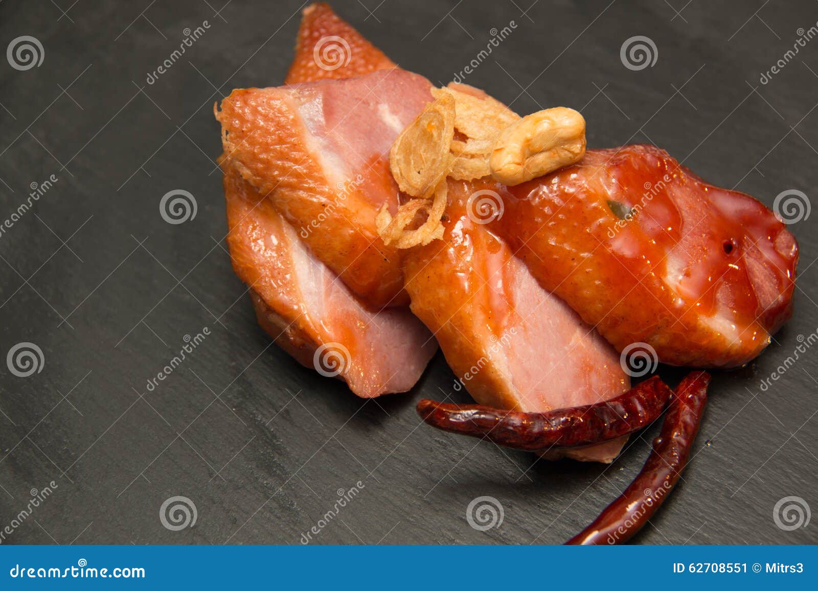 Duck Breast Roasted and Tamarind Sauce Stock Image - Image of sauce ...