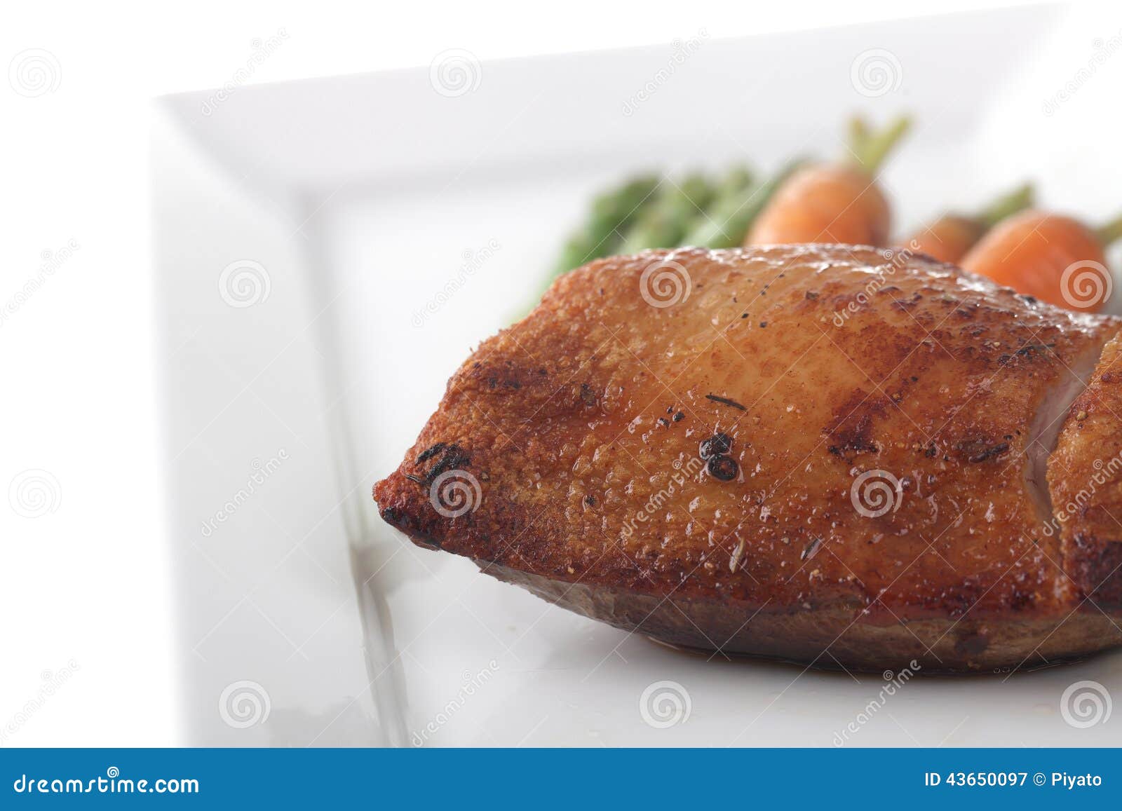 Duck breast steak stock image. Image of gras, closeup - 43650097