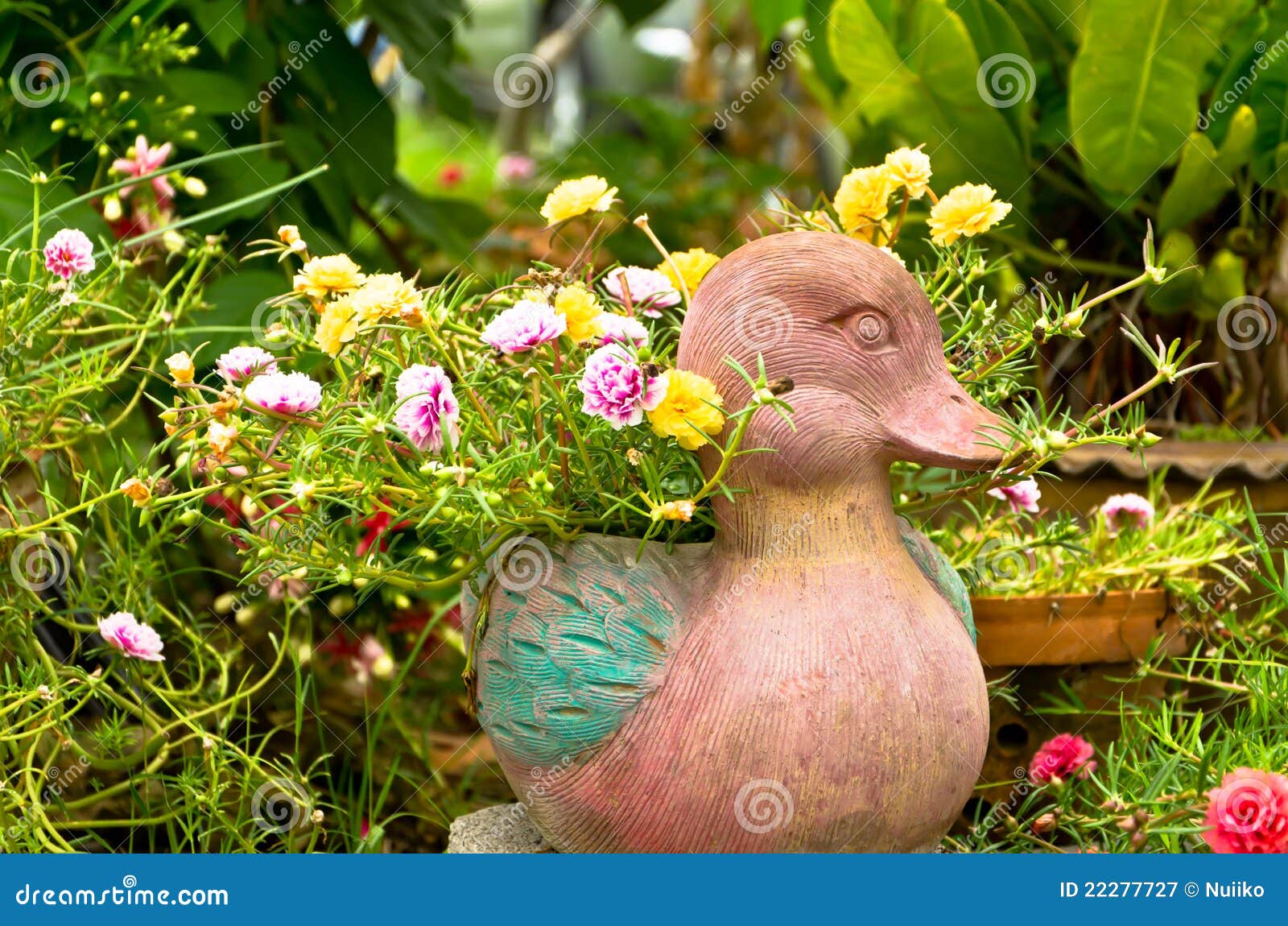 A Duck Clay Pot ,hardened Clay of Earthenware Stock Image - Image of ...