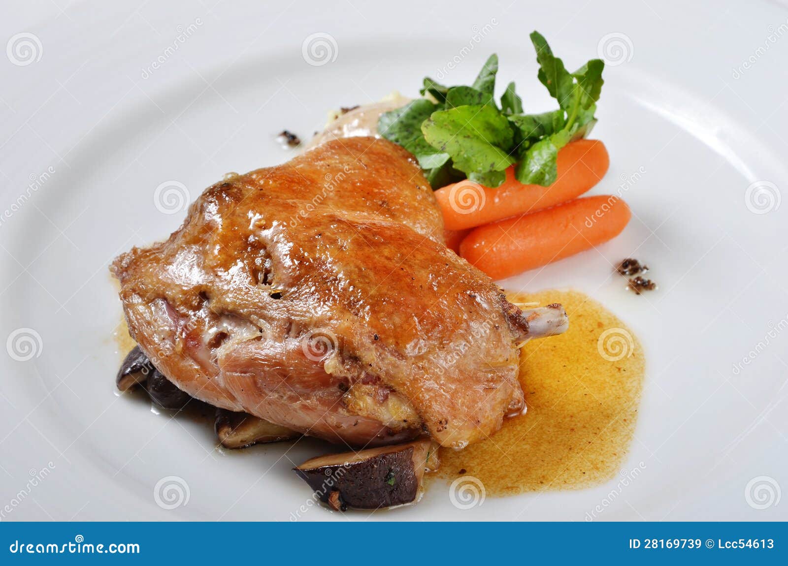 Duck Confit , Roasted Duck Leg French Food Royalty-Free Stock Photo ...