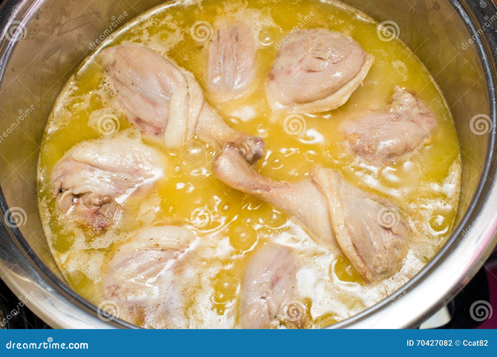 Duck Confit during the Preparation Stock Photo - Image of cookery ...
