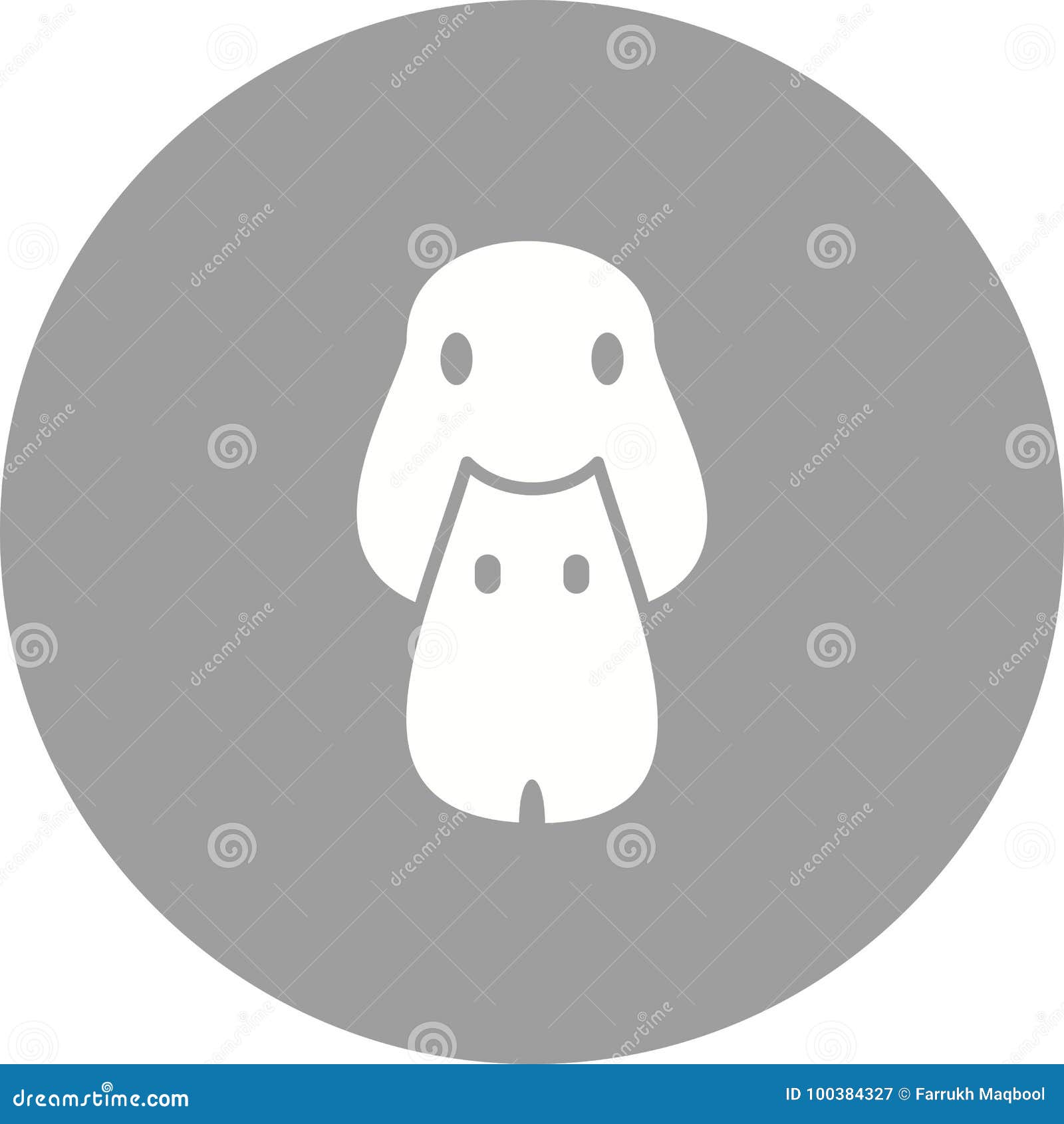 Duck Face ilustración del vector. Ilustración de icono - 100384327